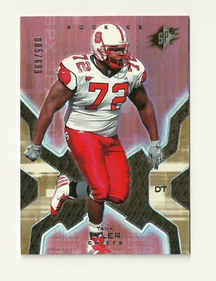 2007 SPx Gold Rookies #125 Demarcus Tank Tyler /699 Kansas City Chiefs ...