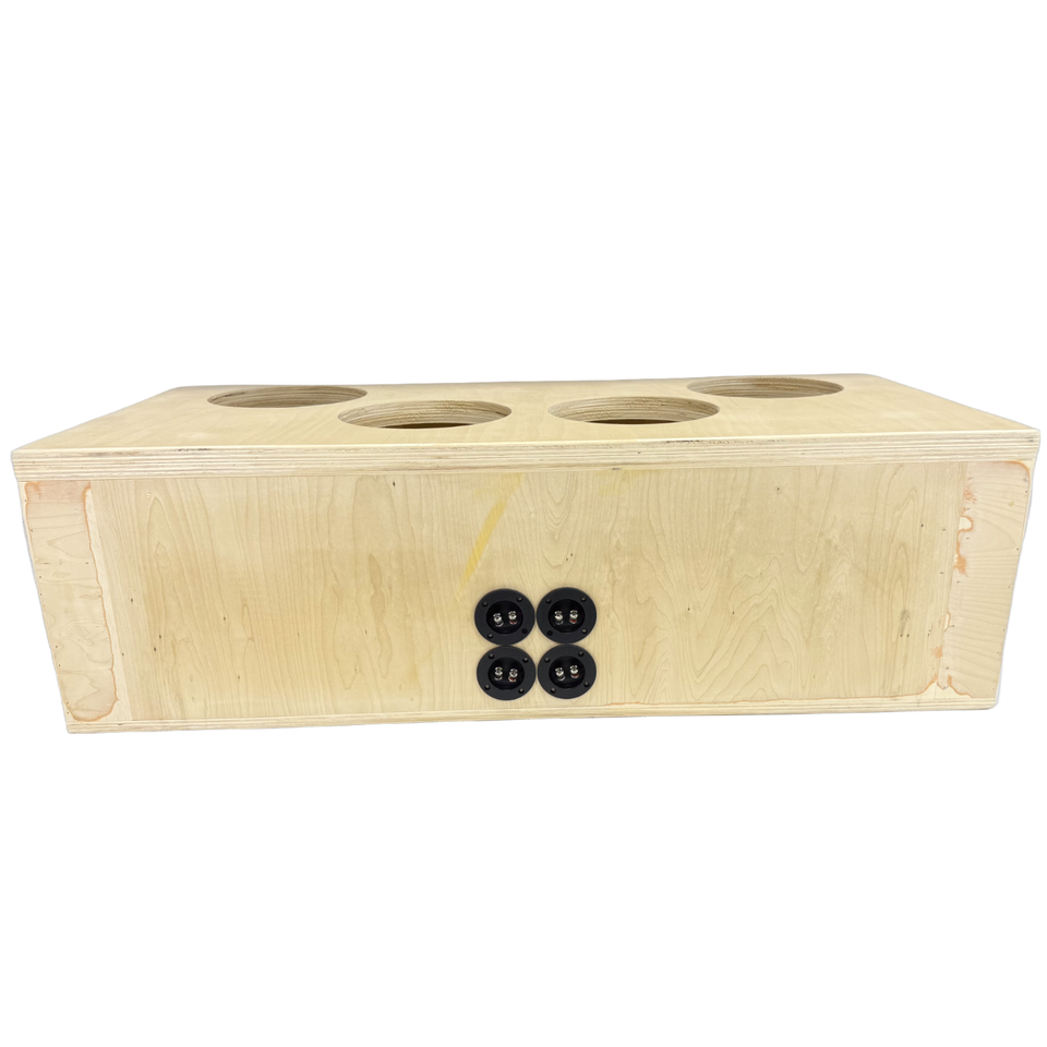 4X10" BIRCH 3/4 SPL EDITION Vented Subwoofer Box Ported Enclosure ...