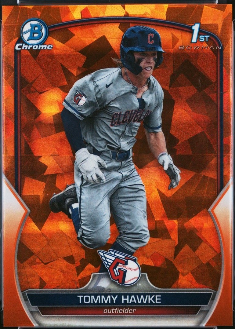 2023 Bowman Chrome Draft Sapphire Edition - Tommy Hawke #BDC-141 Orange ...