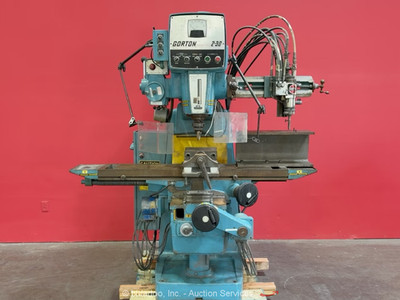 Gorton 2-30 Vertical Tracer Mill Trace-Master Variable Speed 460V 3PH ...