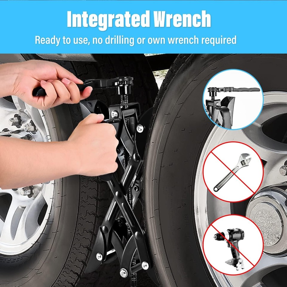 Wheel Chock Stabilizer, 2PCS X-Chocks Stabilizer for Travel... | eBay