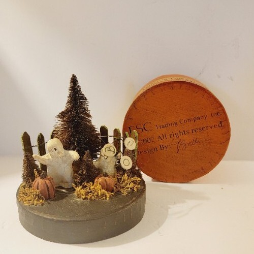 ESC Trading 2002 BOO Backyard Scenery Box Signed Butler RARE | eBay