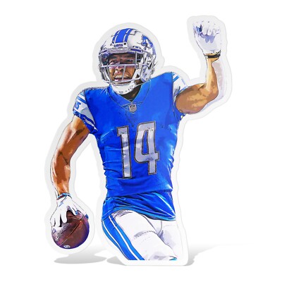 Amon-Ra St. Brown Detroit Lions Football Sticker Decal–Glossy ...