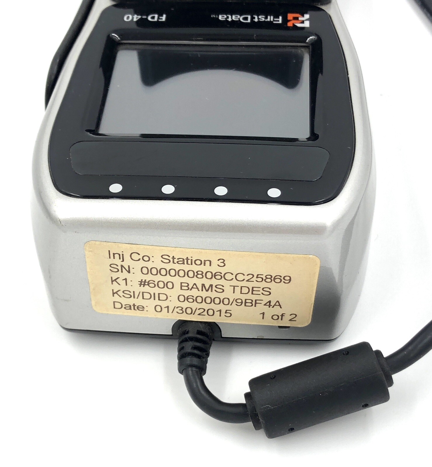 First Data FD-40 PIN Pad for the Clover XPED-8006L2-3CR | eBay