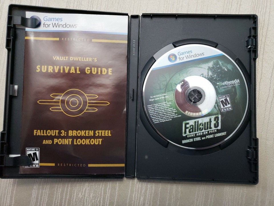 Fallout 3 - PC DVD games for Windows 93155125605| eBay