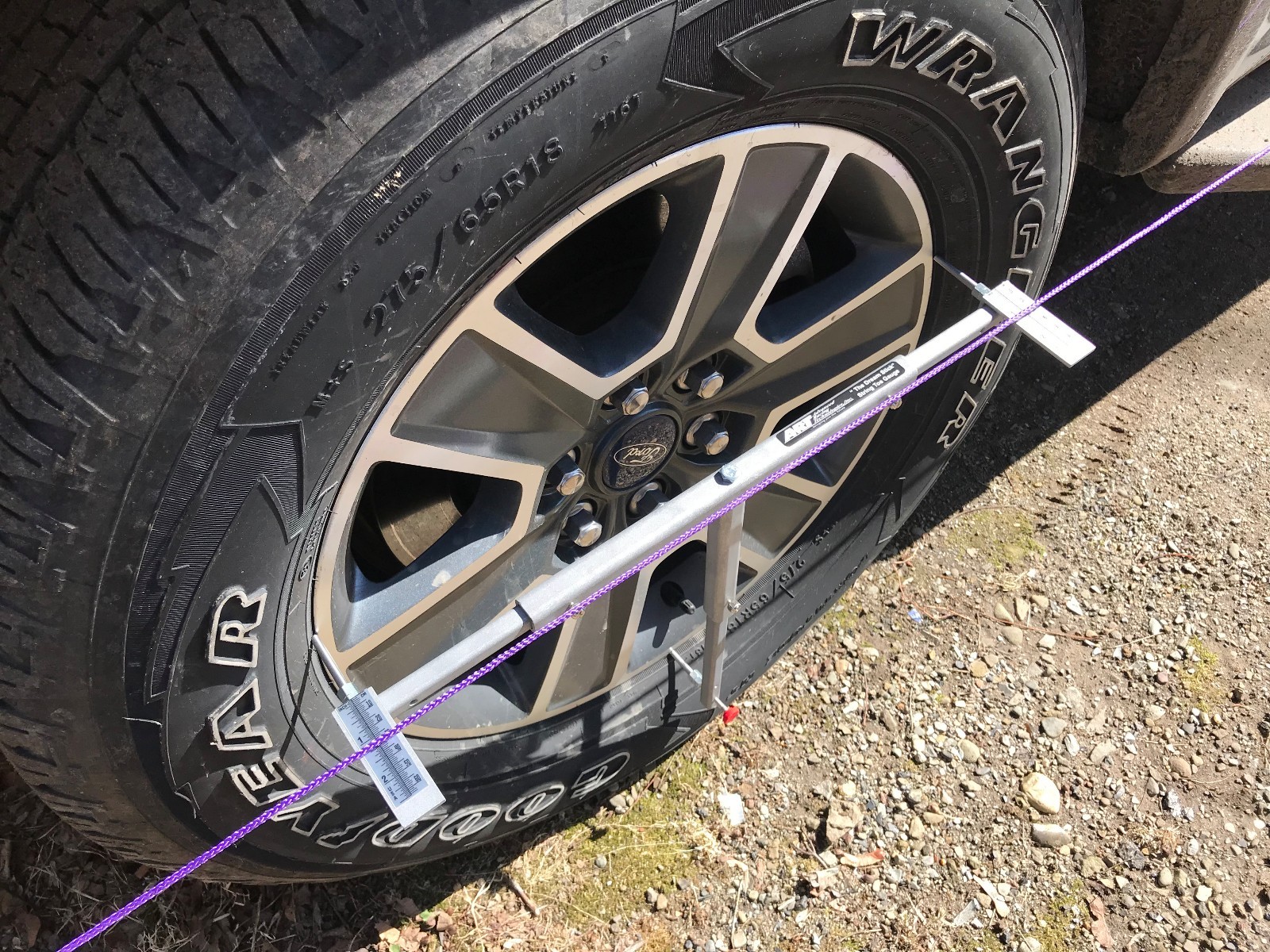 SEE VIDEO 2024 Toe Angle Gauge String Wheel Alignment Tool | eBay