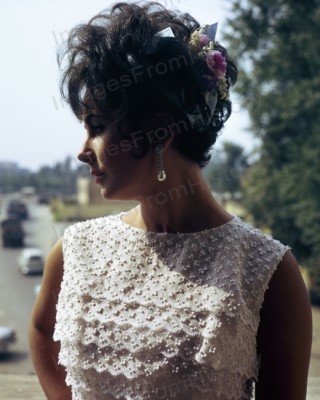 8x10 Print Elizabeth Taylor Beautiful Profile Portrait #3398 | eBay