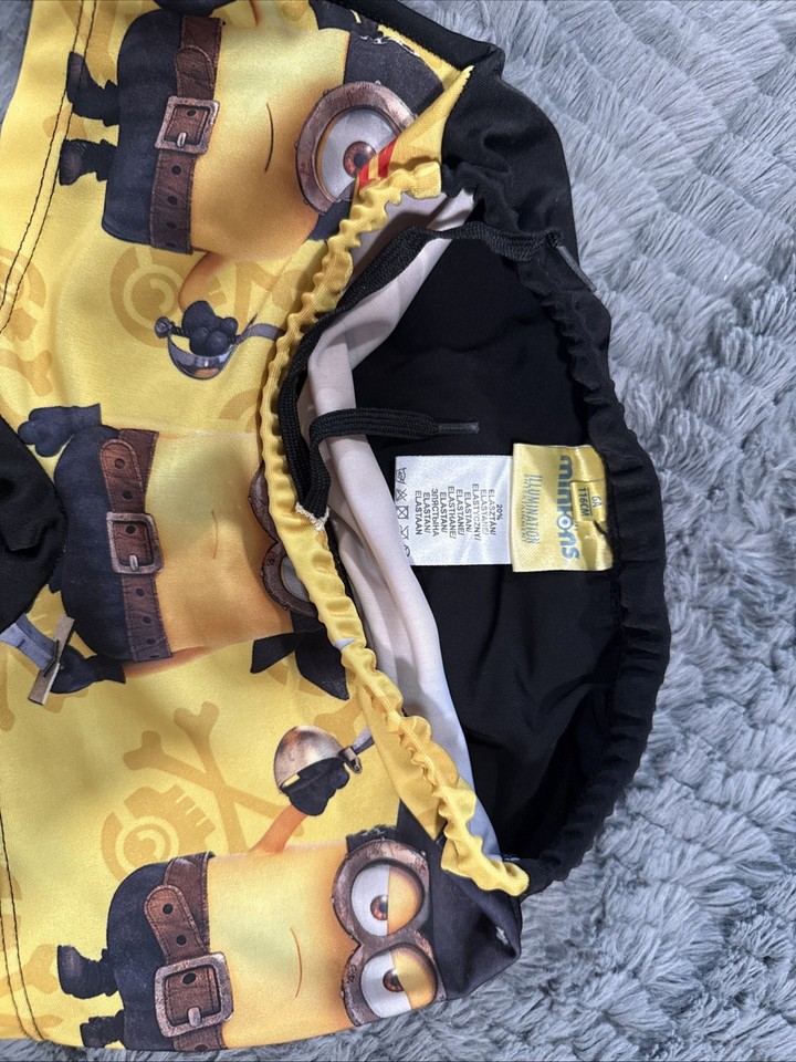 Good Used Conditions Size 6, 116cm Minions Pirate Theme Boys' Swim ...
