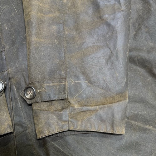 Barbour A850 Classic 3/4 Coat Wax Jacket Three Quarter Mens XXL Olive ...