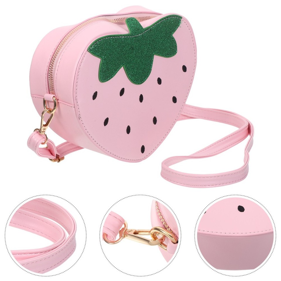 Strawberry Crossbody Bag: Kawaii Fruit Shaped Purse - Cute Mini ...