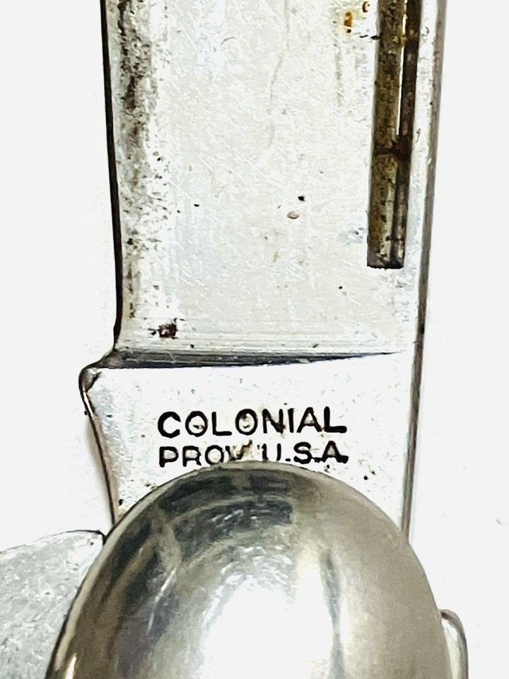 Vintage Colonial Prov USA Camping Hobo Pocket Knife Fork Spoon Can ...