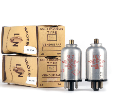 MATCHED PAIR 6L7MG/6L7 NEOTRON NOS Tube Röhre Lampe Valvula Valve 진공관 ...