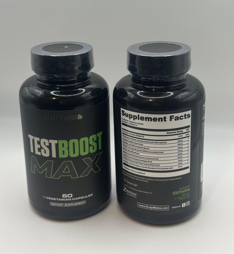 1 Pack TEST BOOST Max Sculptnation Testosterone Build Muscle Men Fat ...