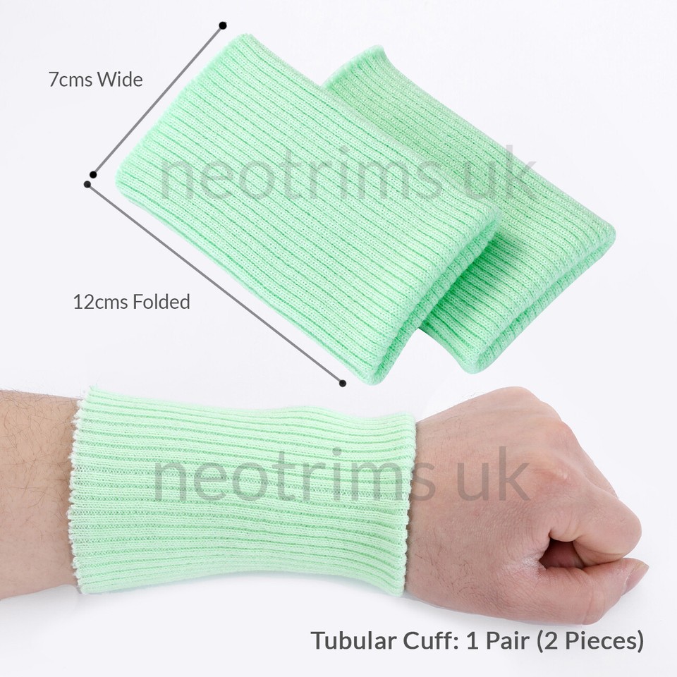 Knit Rib Cuff Stretch Ribbed Fabric Cuffing Trim Revamp Clothing Jacket ...