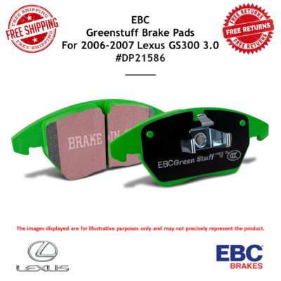EBC Greenstuff Organic Rear Brake Pads For 06-07 GS300 / 07-12 GS350/06 ...