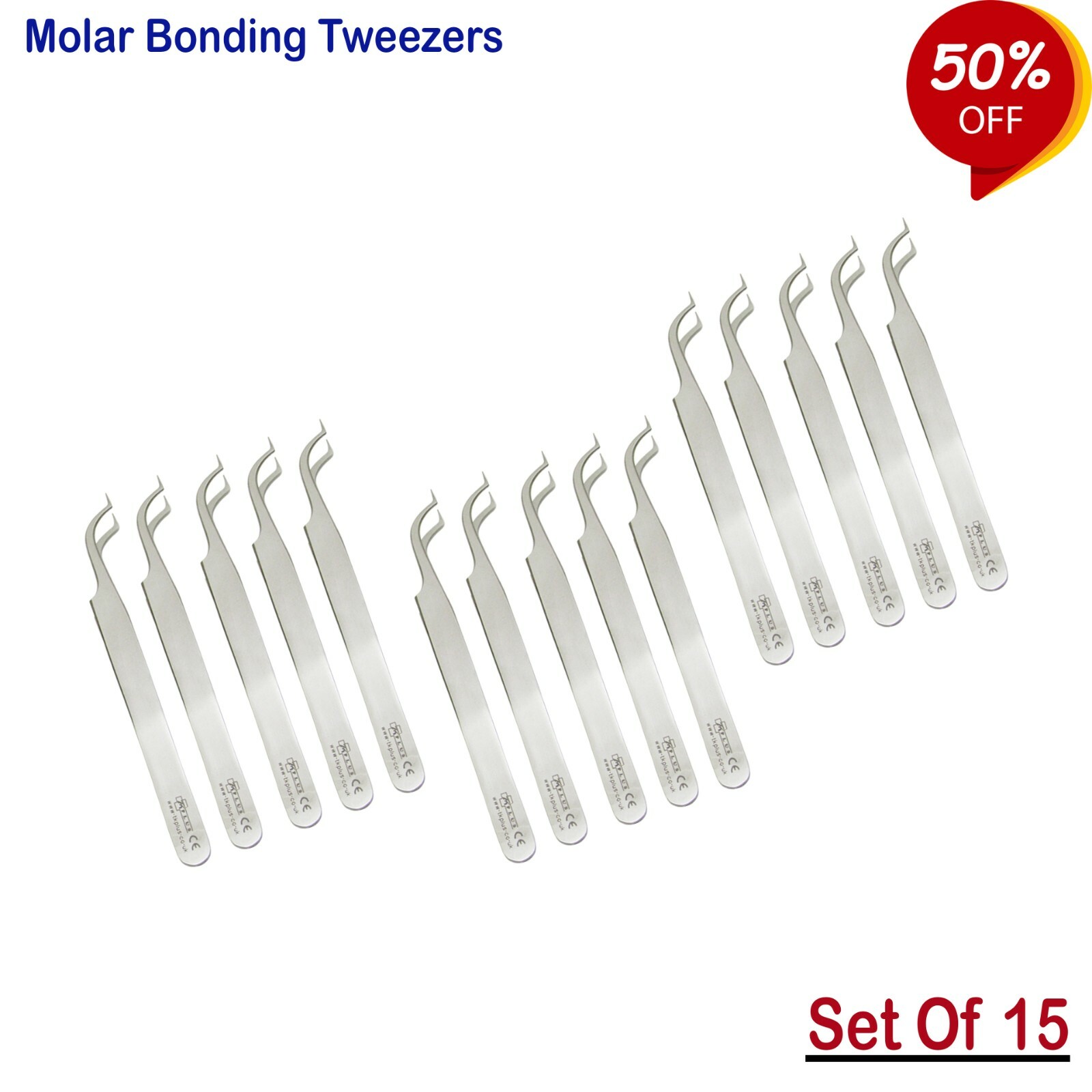 Dental Orthodontic Instruments Molar Bonding Bracket Placement Tweezer ...