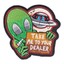 Take Me To Your Dealer Pot Smoking Alien Patch, Alien Patches | eBay
