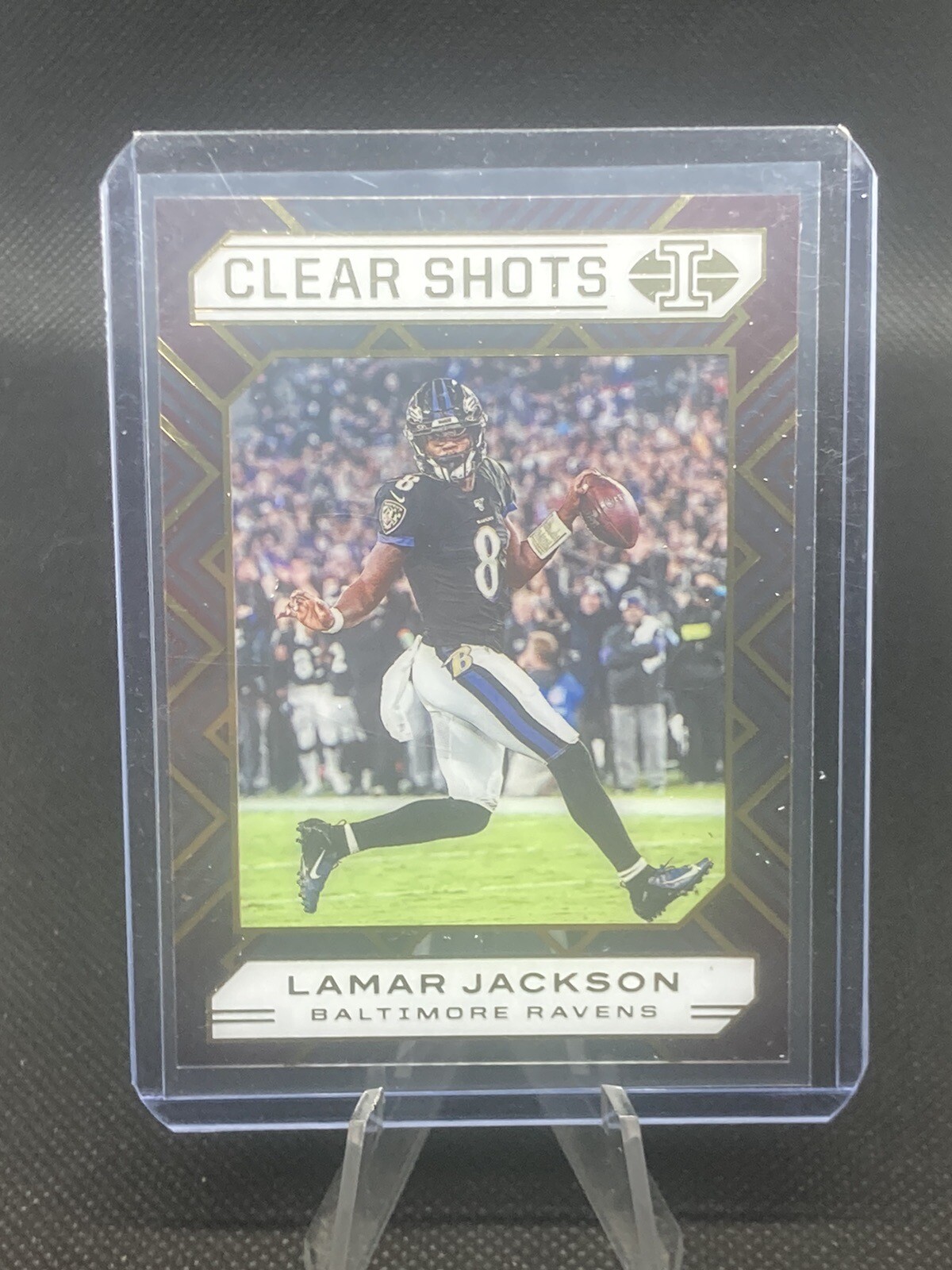2020 Lamar Jackson Panini Illusions CLEAR SHOTS #2 Acetate Baltimore ...