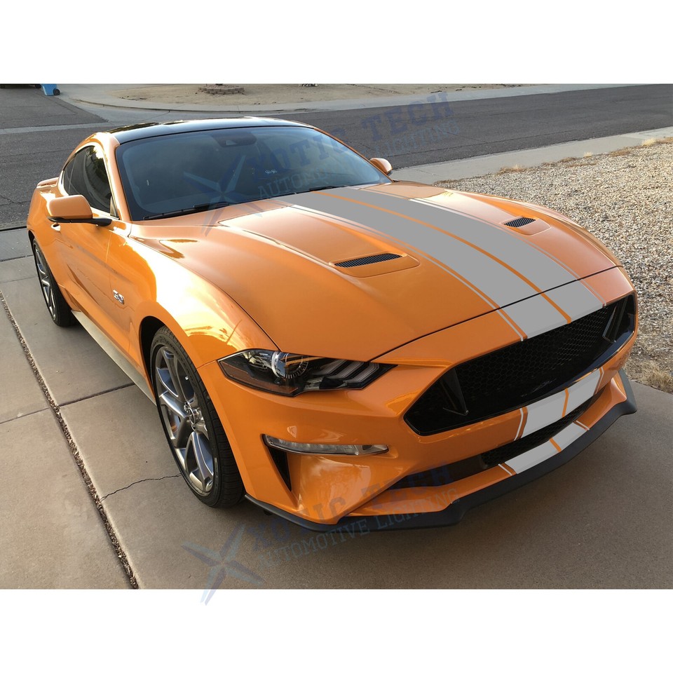 14.7 FT Race Hood Roof Pinstripe Die-Cut Stripe Decal For Ford GT500 ...