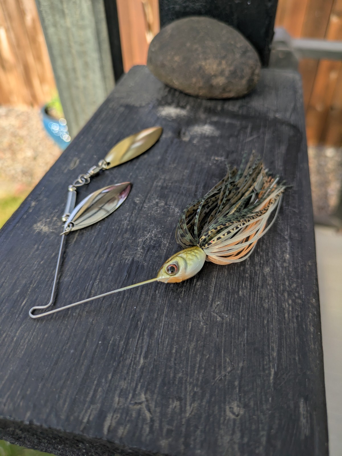 Lookout Lures Minnowhead Spinnerbait - Double Willow - Yellow Perch - 1 ...