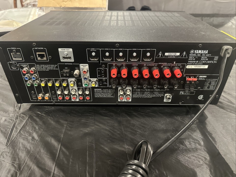 Yamaha RX-V671 7.1 Channel Natural Sound Home Theater AV HDMI Stereo ...