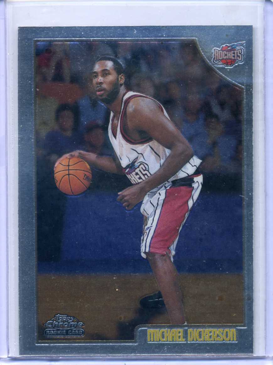 MICHAEL DICKERSON 1998-99 Topps Chrome ROOKIE CARD #208 - ROCKETS | eBay