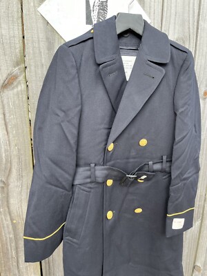 US Army Old Guard Tomb Guard Dress Blue ASU Wool Overcoat Honor Guard ...