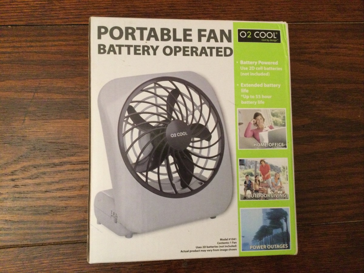 O2 Cool Battery Operated Fan
