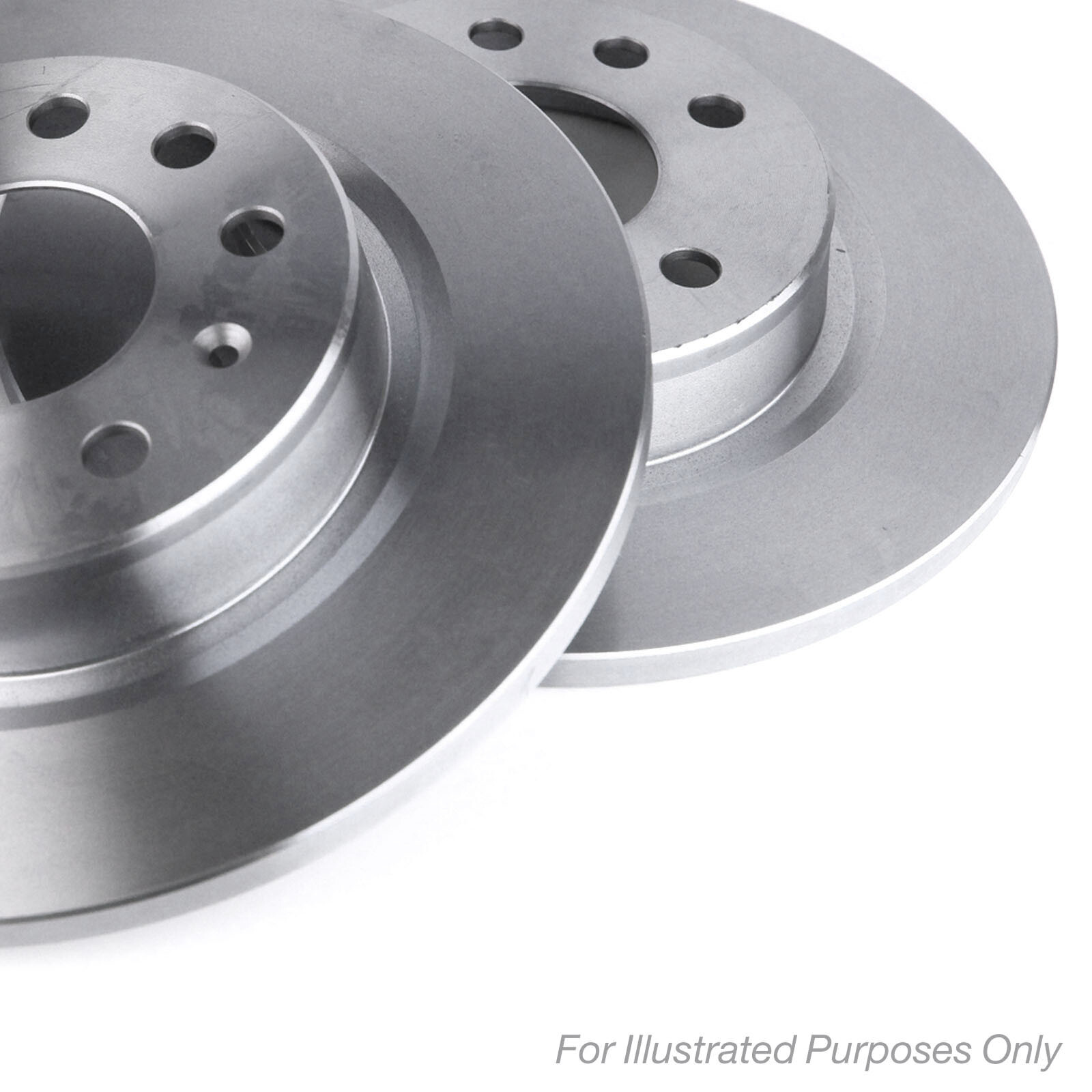 Don 5 Stud Rear Solid Brake Discs Set Pair - PCD11592 | eBay