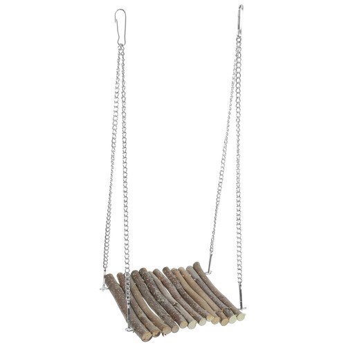 Gecko Hammock Wooden Climbing Toys Reptile Swing Crab Net Accessories ...