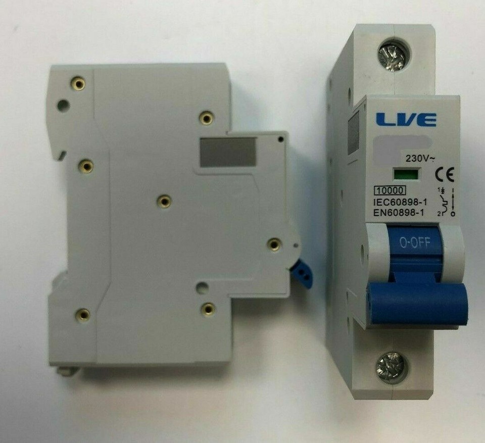 Metal 3 Phase Consumer Unit Distribution Board MCBs Triple Pole Single ...