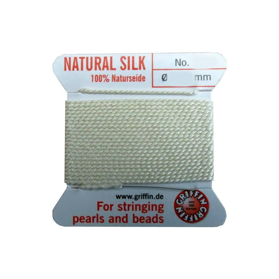 GRIFFIN 100% SILK CORD BEAD STRING THREAD #8-10-12-14-16 | eBay