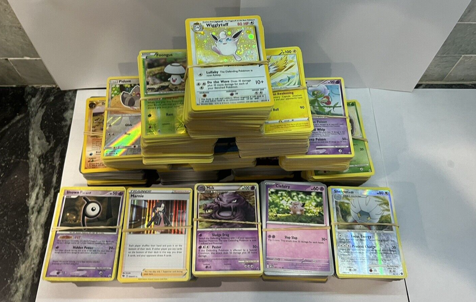 1/4 Pound Pokemon Cards Bulk - Vintage, Modern, Mid-Era (Roughly 65 ...