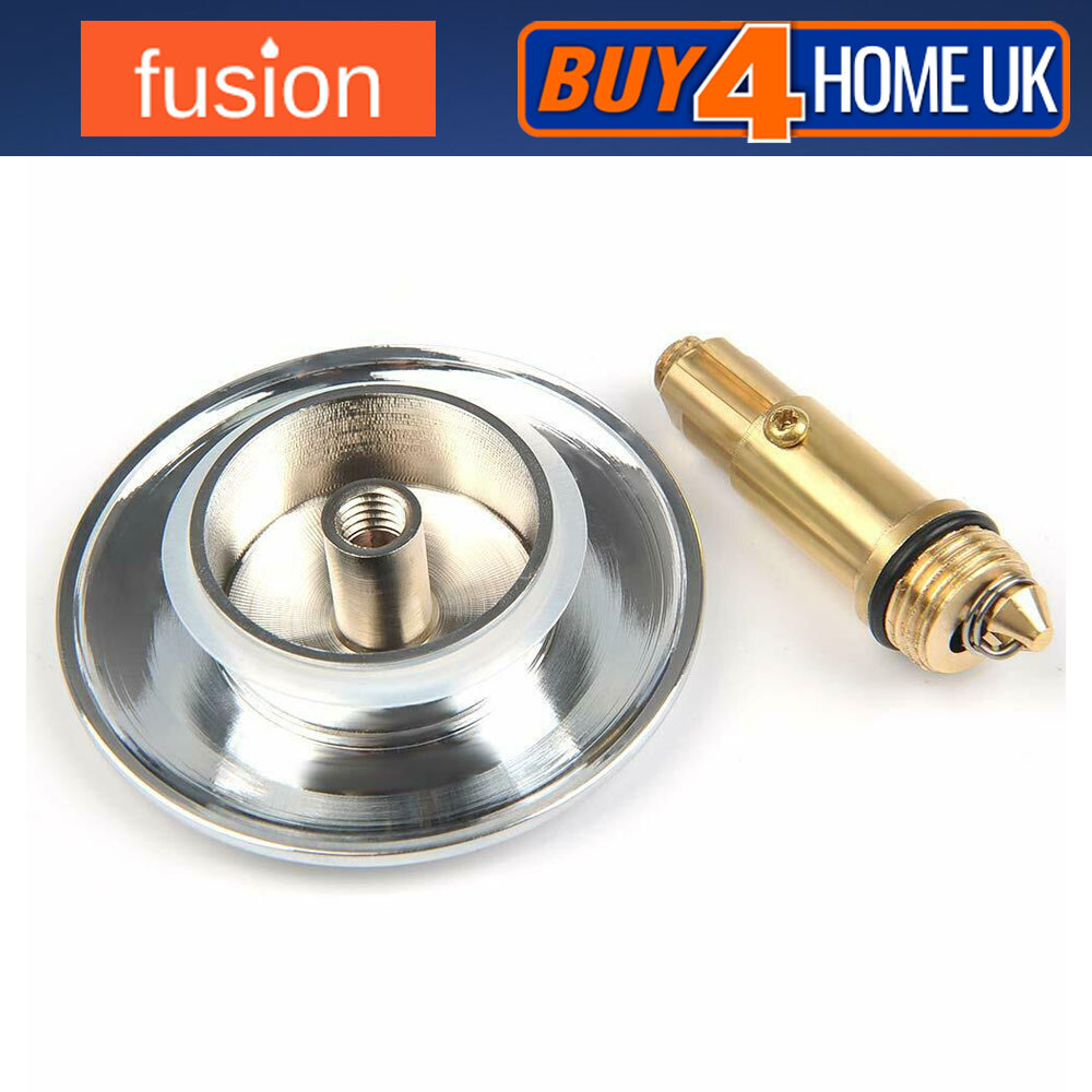 65mm Chrome Easy Pop Up Basin Waste Bathroom Sink Push Button Click ...