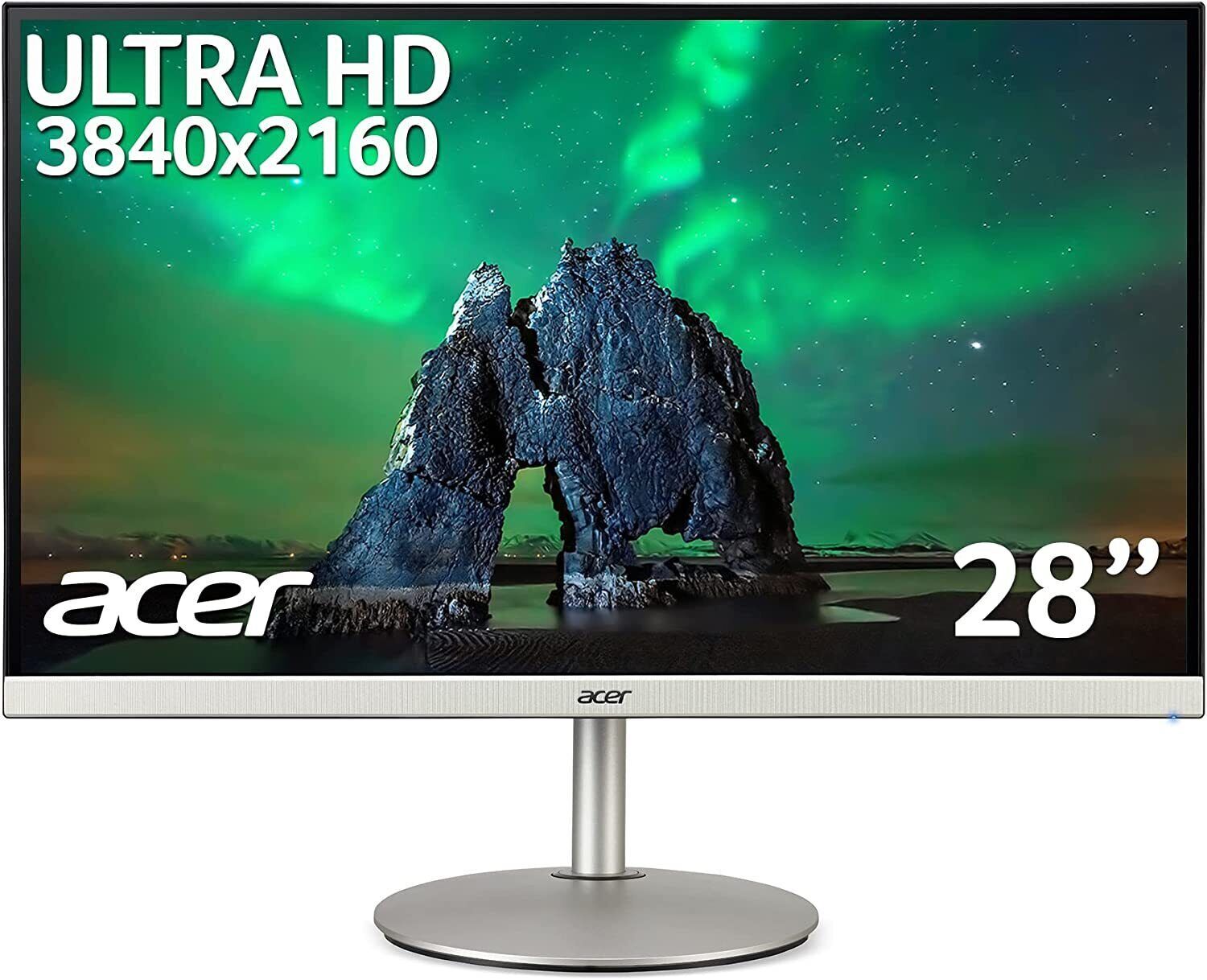 Acer CB282K 28" 4K Ultra HD 60Hz Monitor - Silver (UM.PB2EE.004) for ...