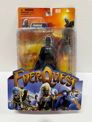 EverQuest Female Dark Elf Wizard Vahlal Ka’lzal Sony Action Figure NRFP ...