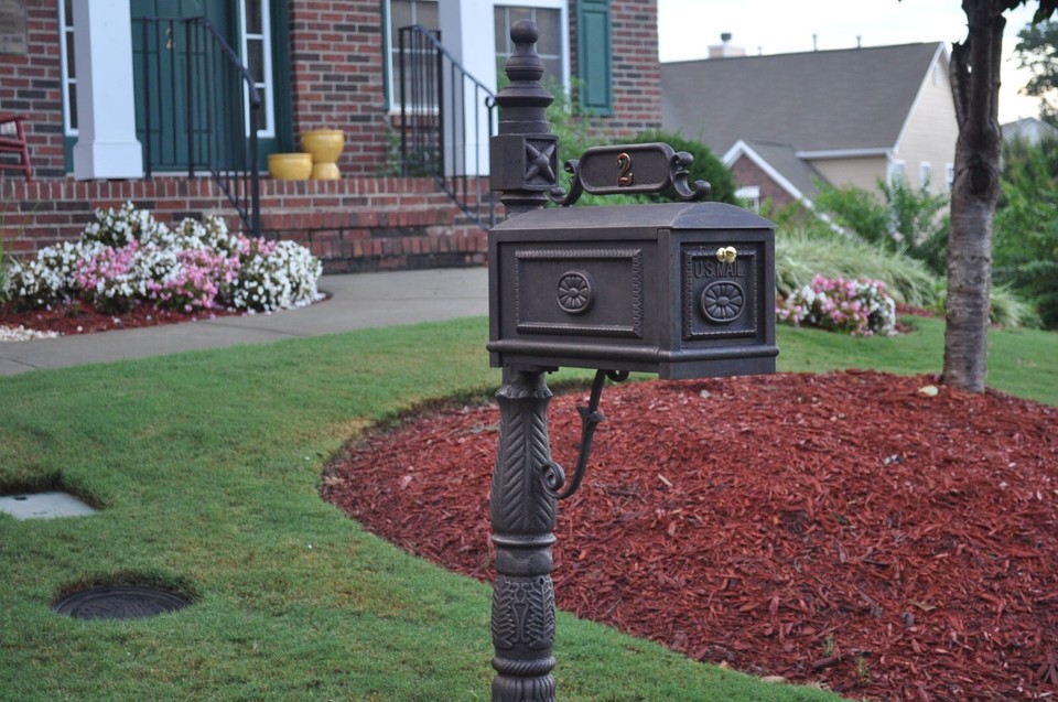 Classic Decorative Cast Aluminum Mail Box Mailboxes by Better Box ...