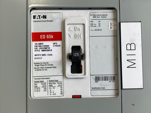 Eaton PRL3A Pow-R-Line 3a Panelboard for sale online | eBay