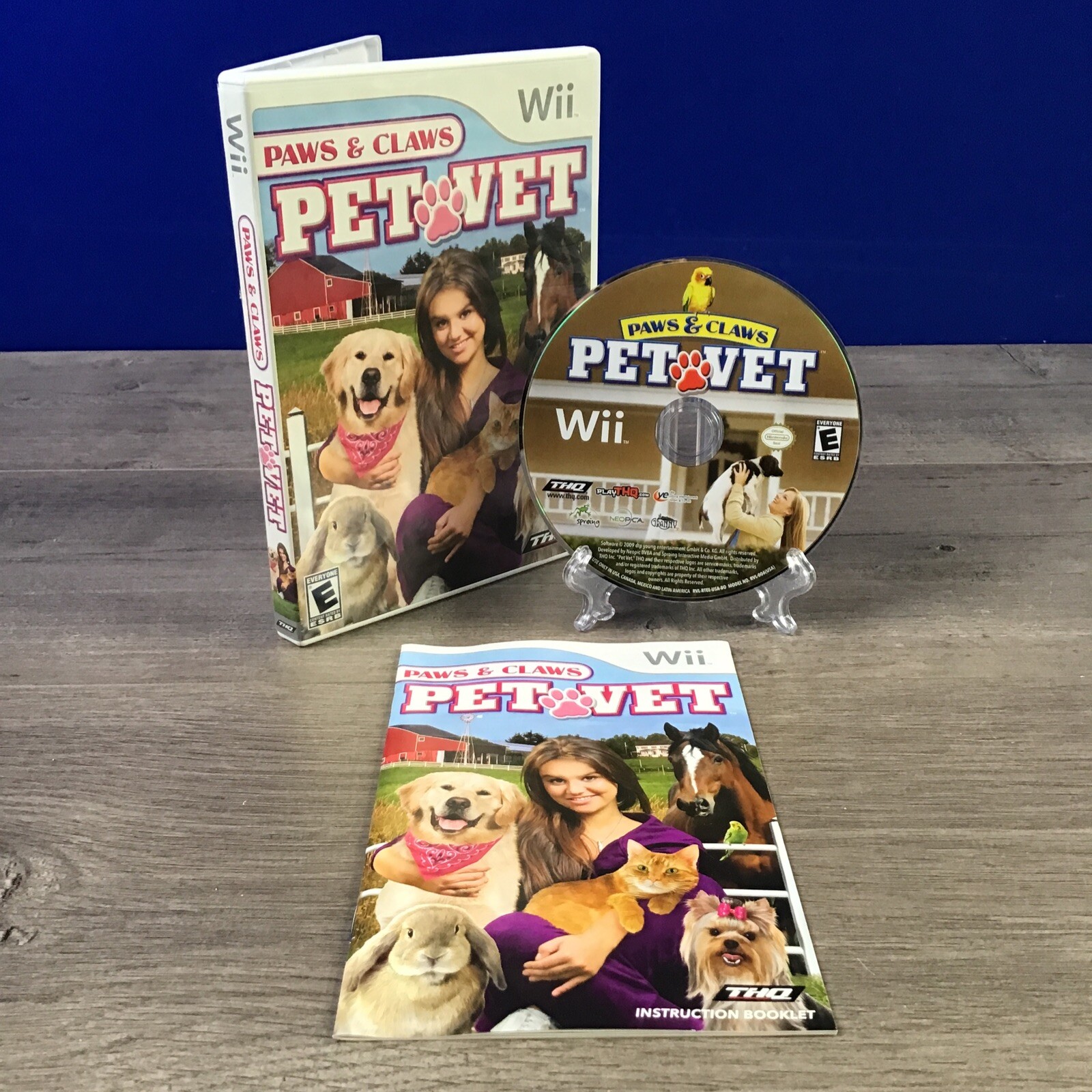 Paws & Claws: Pet Vet (Nintendo Wii, 2009) complete CIB 785138302454| eBay