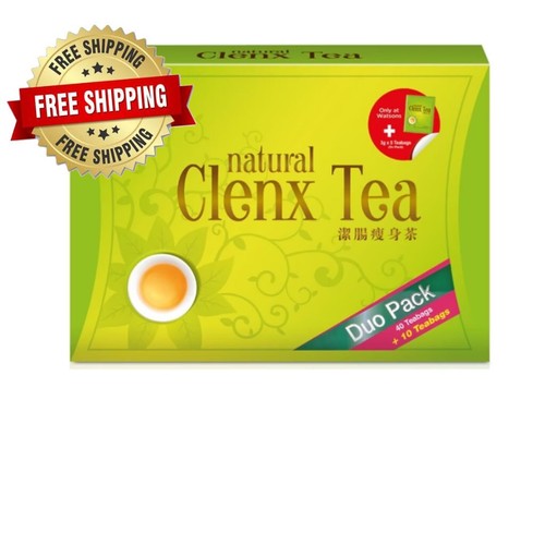 1 X NH Natural Clenx WeightLoss & Detox Tea 55 sachets - Free Shipping ...