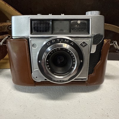 AGFA OPTIMA COMPUR With Apotar Lens F/2.8 Cased 35mm Film Germany ...