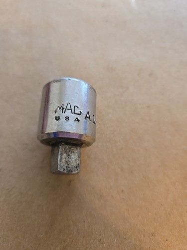 Mac Tools 1/2"F To 3/8"M Drive Chrome Adaptor Socket A1612 | eBay