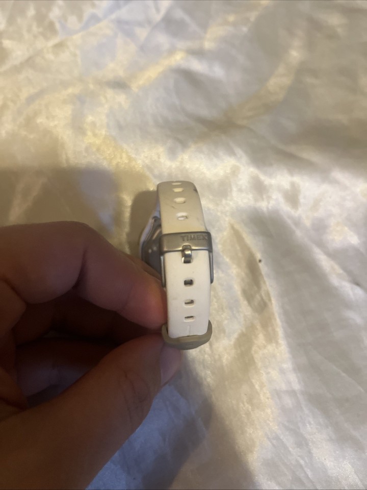 Timex Women's Ironman Transit 33mm Watch White Resin Strap & Rose Gold ...