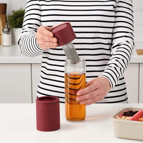 IKEA EFTERSTRAVA Travel Mug Tea/Fruit/Coffee Infuser 17oz/500ml NEW | eBay