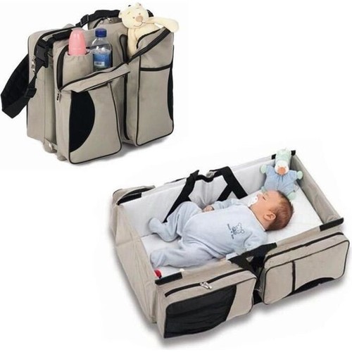 Travel Diaper Bag Cradle Multi-Function 3 In 1 Gray Unisex Baby | eBay