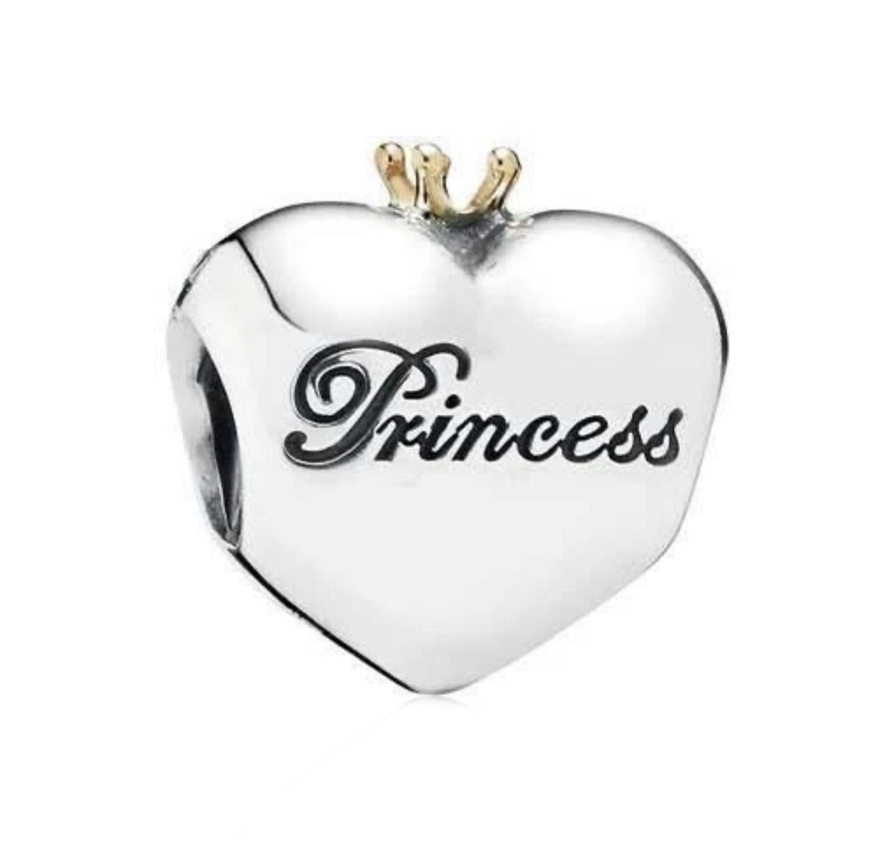 PINK CZ PRINCESS .925 Sterling Silver European Charm Bead A19 | eBay