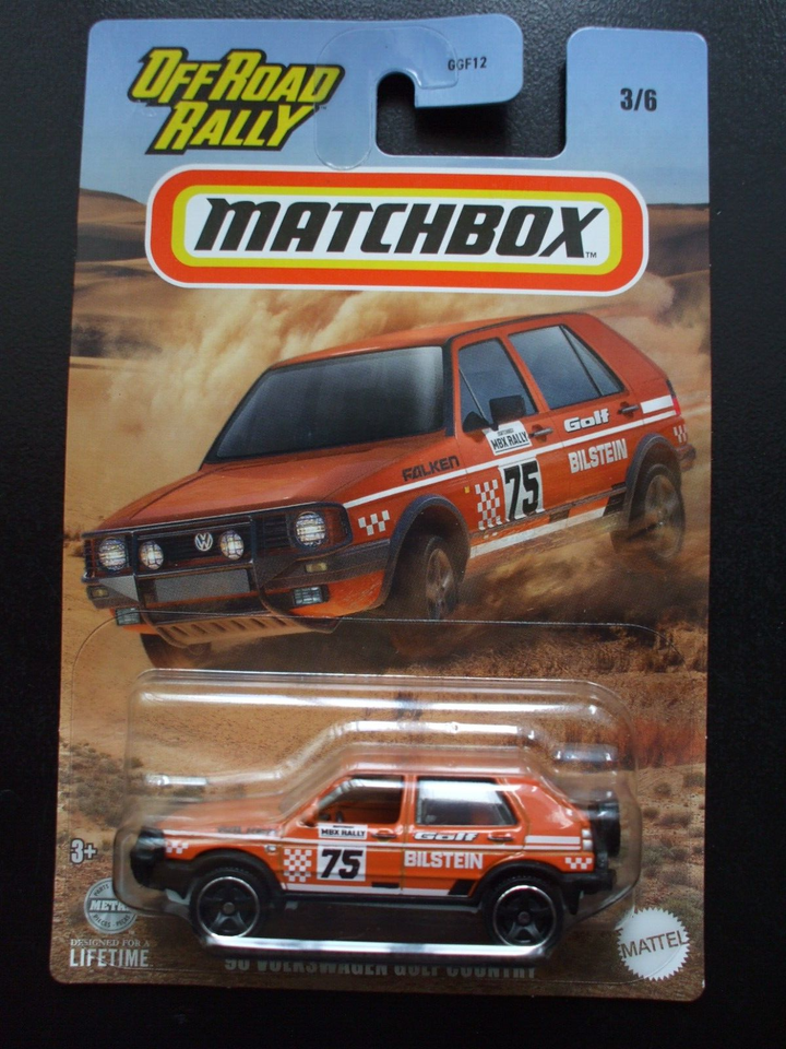 Matchbox Off Road Rally Lot '90 Volkswagen Golf Country & Toyota Land ...