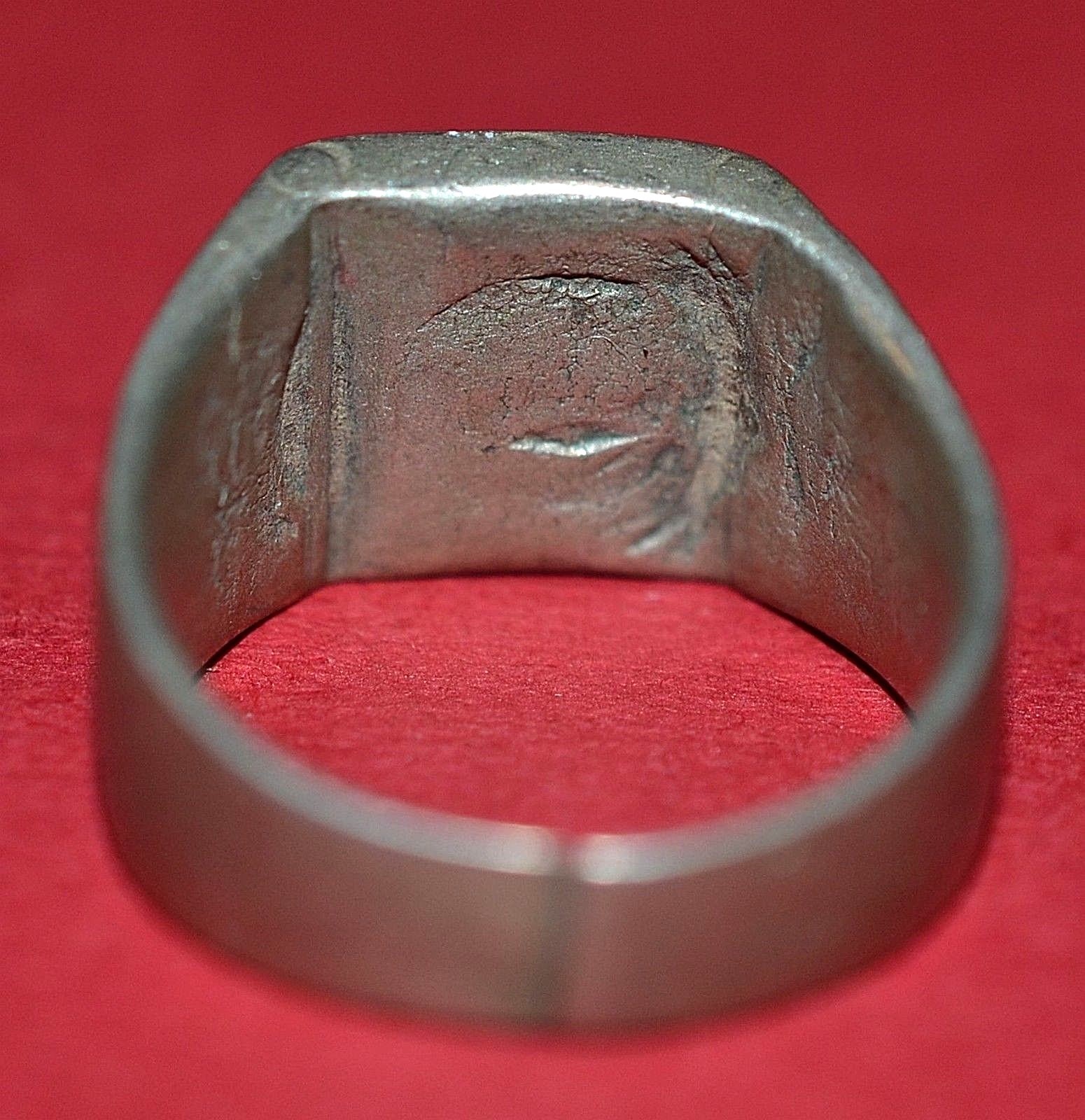 Antique African Tuareg Tribe Ethnic Silver Etched Ring Niger Africa ...