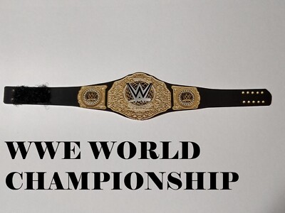 WWE Raw Mens World Custom Title Figure Belt for ACTION FIGURES (Seth ...