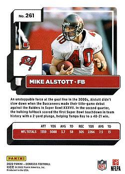 Mike Alstott 2022 Donruss Football - #261 - Tampa Bay Buccaneers | eBay